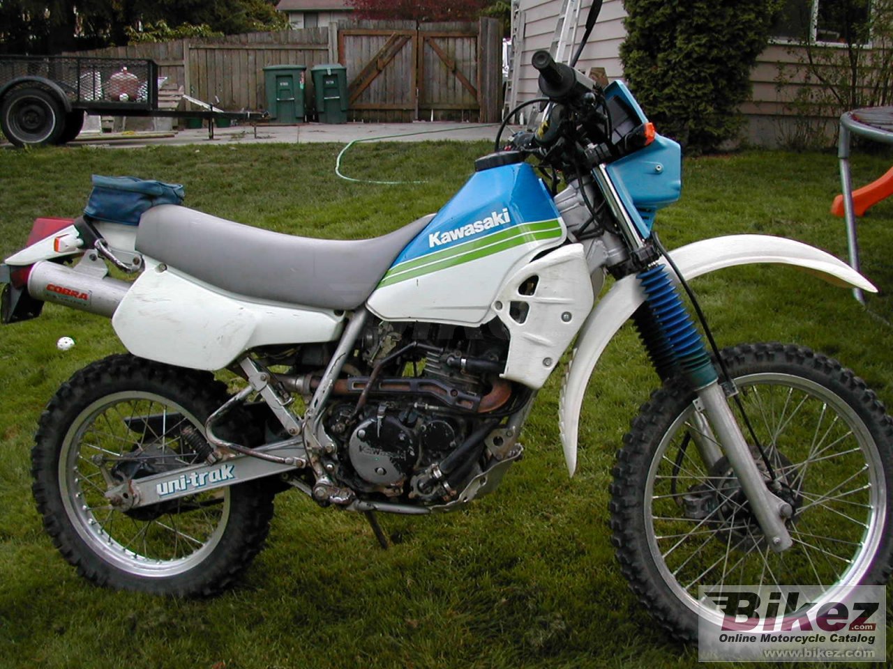 Kawasaki KLR 250 poster